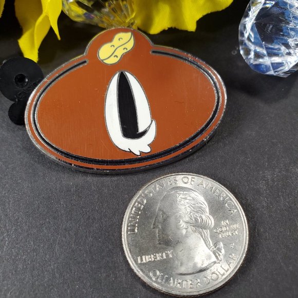 Disney | Jewelry | 425 Disney Parks Chip Chipmunk Name Tag Pin | Poshmark